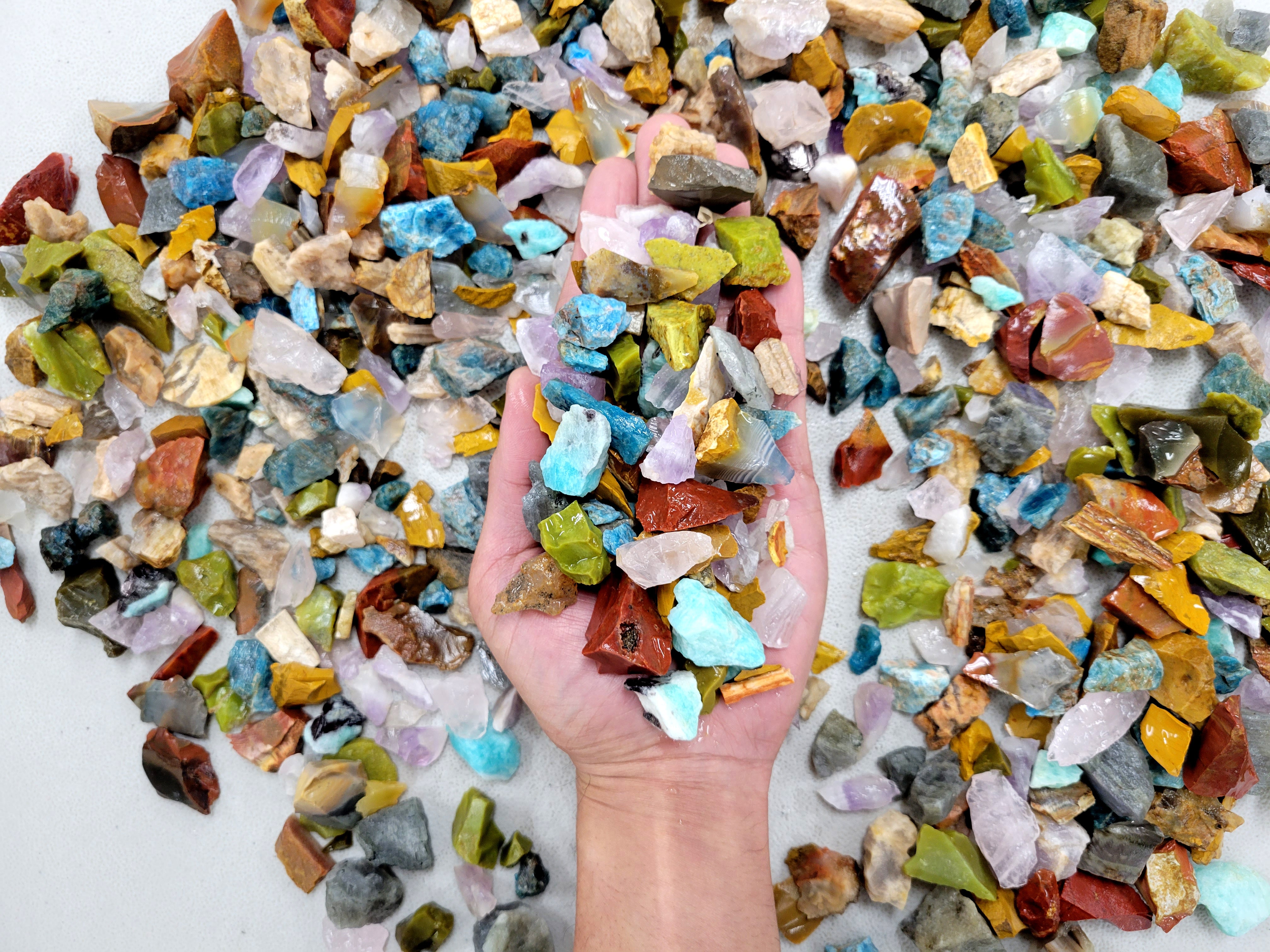 Raw Crystal Chips Bulk - Madagascar Rough Stone Mix – VINACRYSTALS